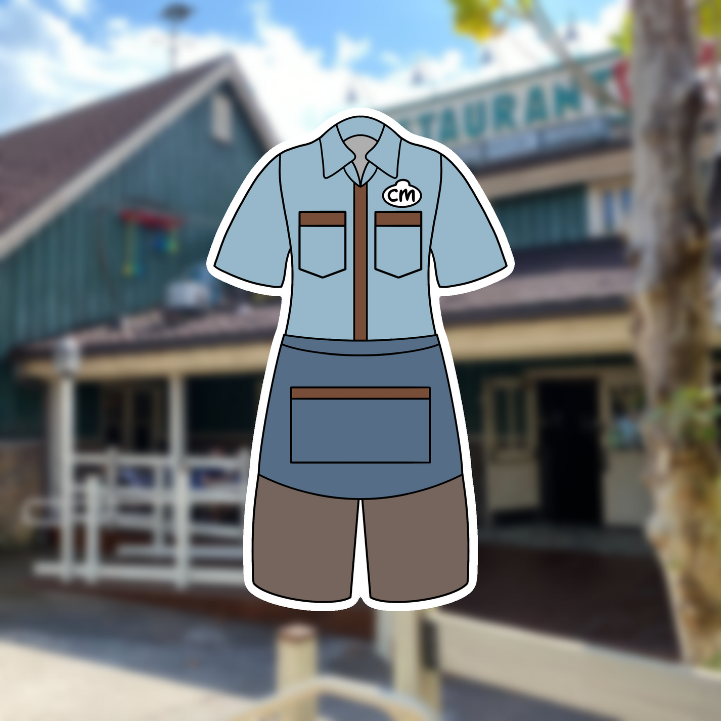 Dinoland USA DAK Cast Member Costume Glossy Sticker – KandCsupplyco